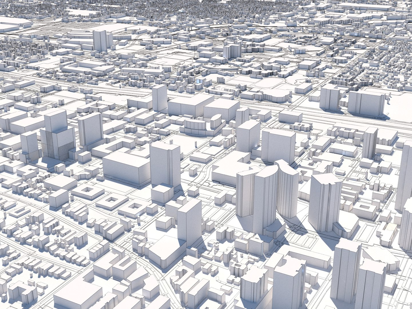 3D City Atlanta Model - TurboSquid 1424286
