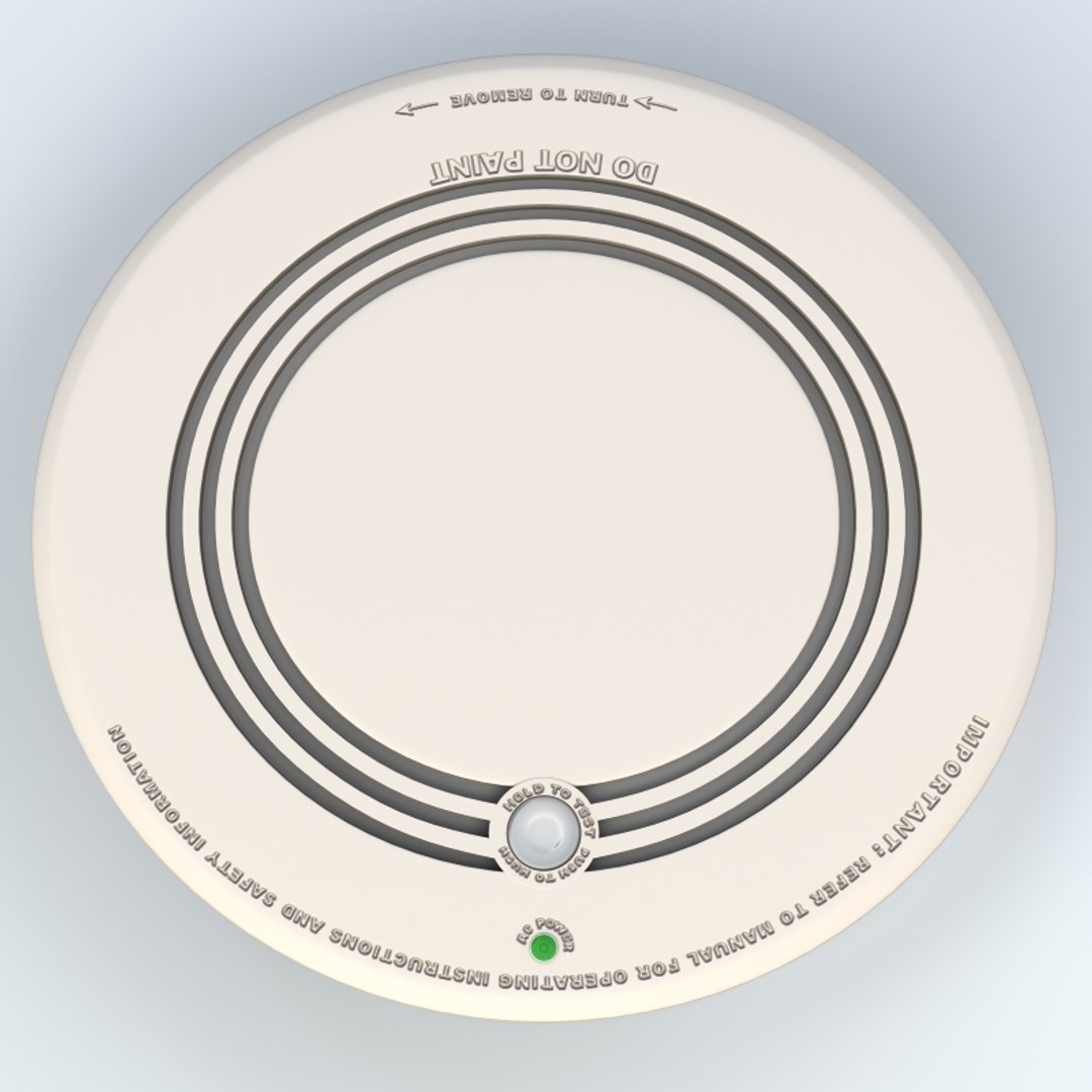 Smoke Detector 3d Model