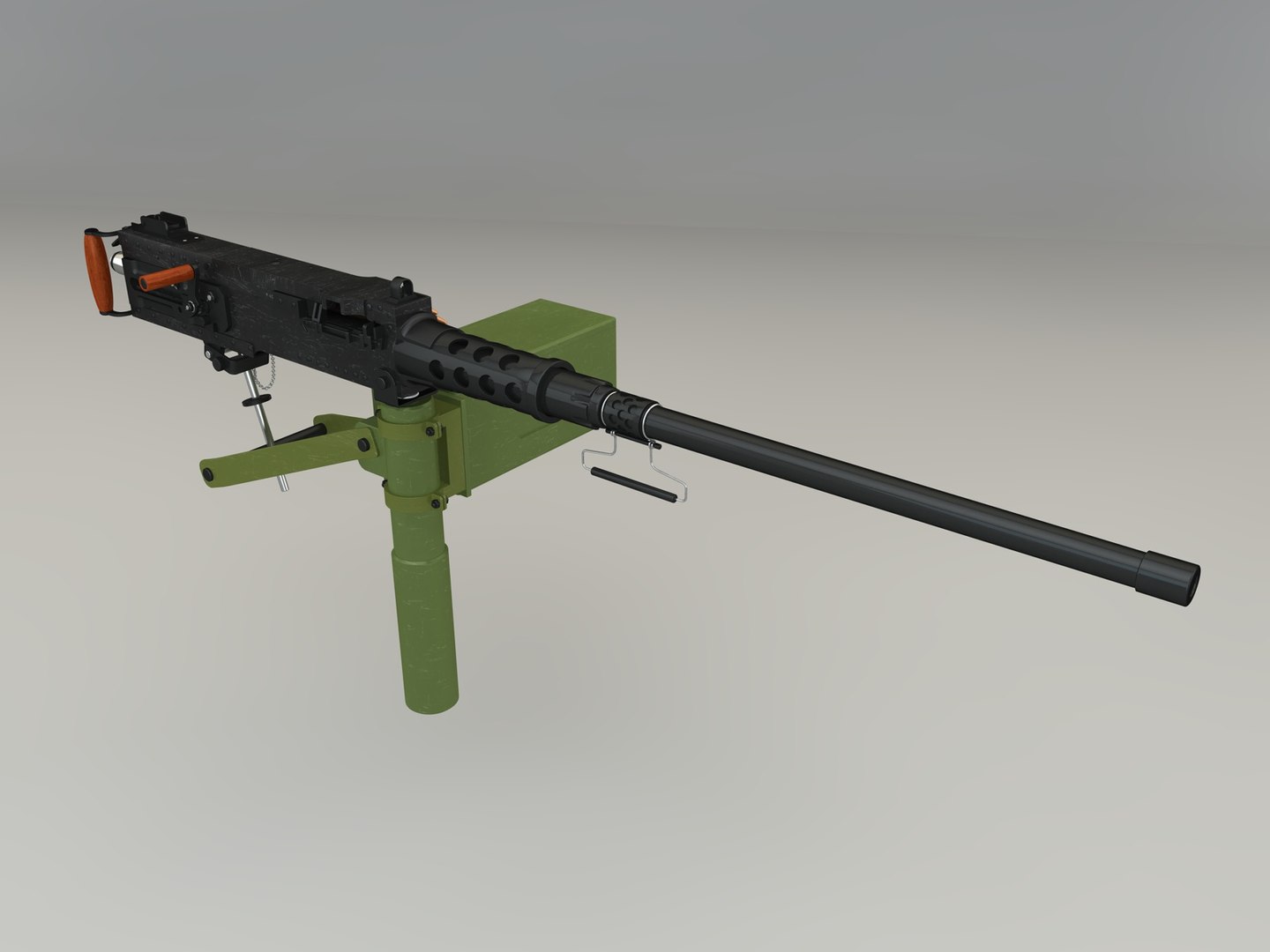 3d Browning M2