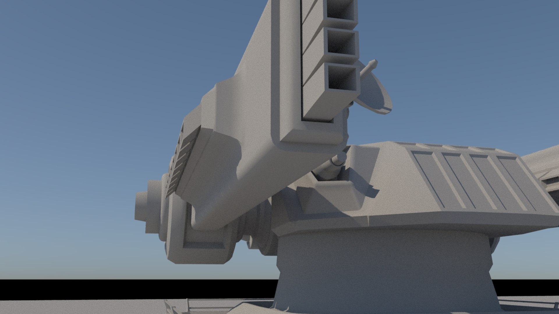 3D Heavy Ground Laser Turret Model - TurboSquid 1522556