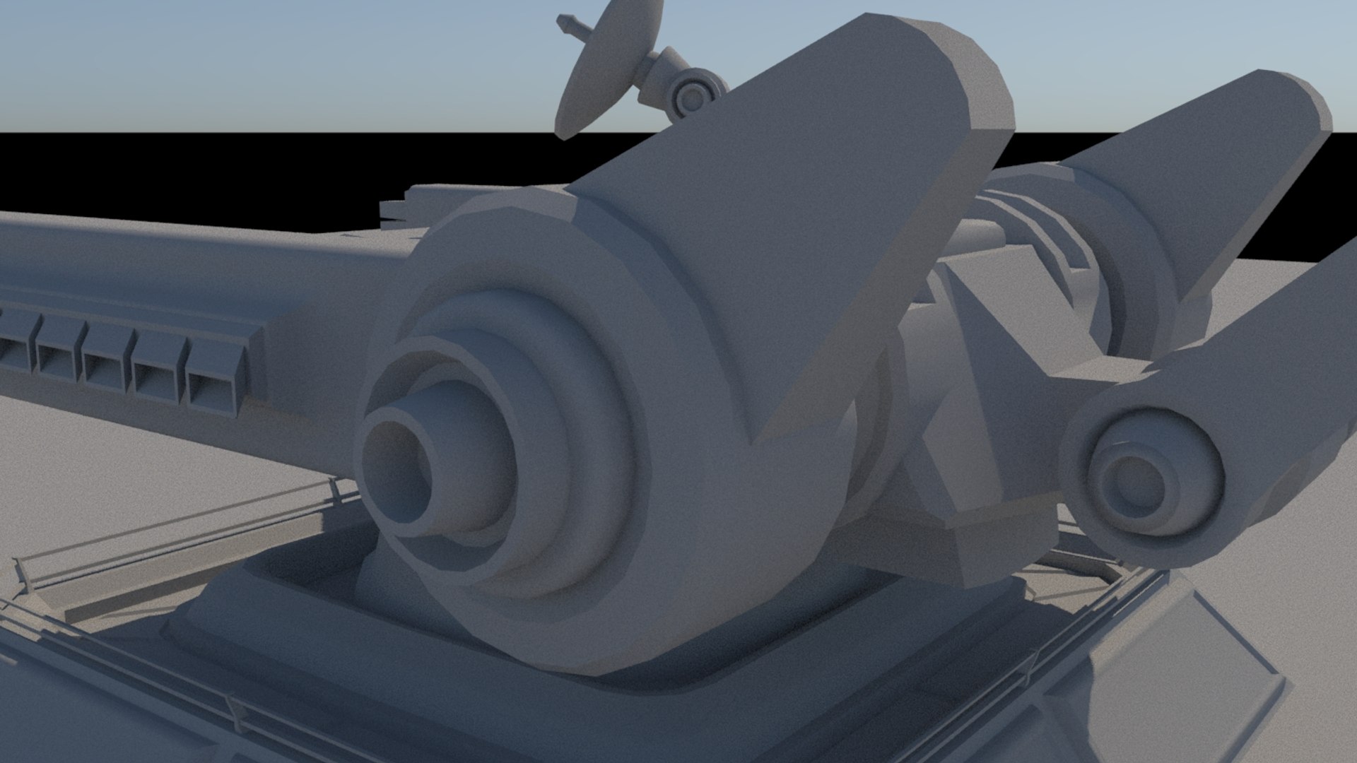 3D Heavy Ground Laser Turret Model - TurboSquid 1522556