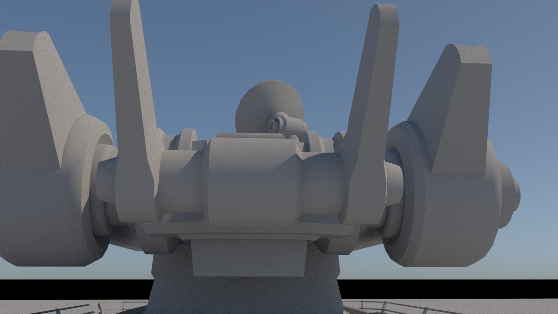 3D Heavy Ground Laser Turret Model - TurboSquid 1522556