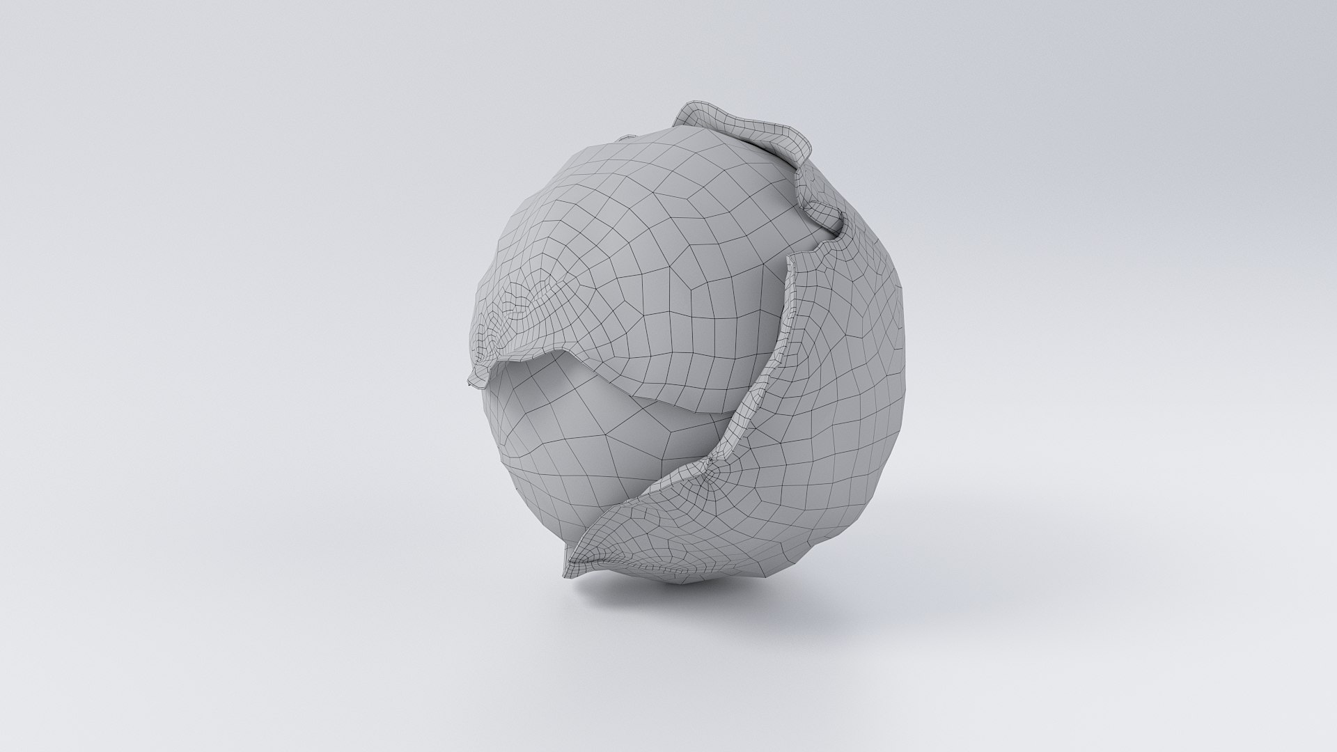 3D Cartoon Cabbage - TurboSquid 2078427