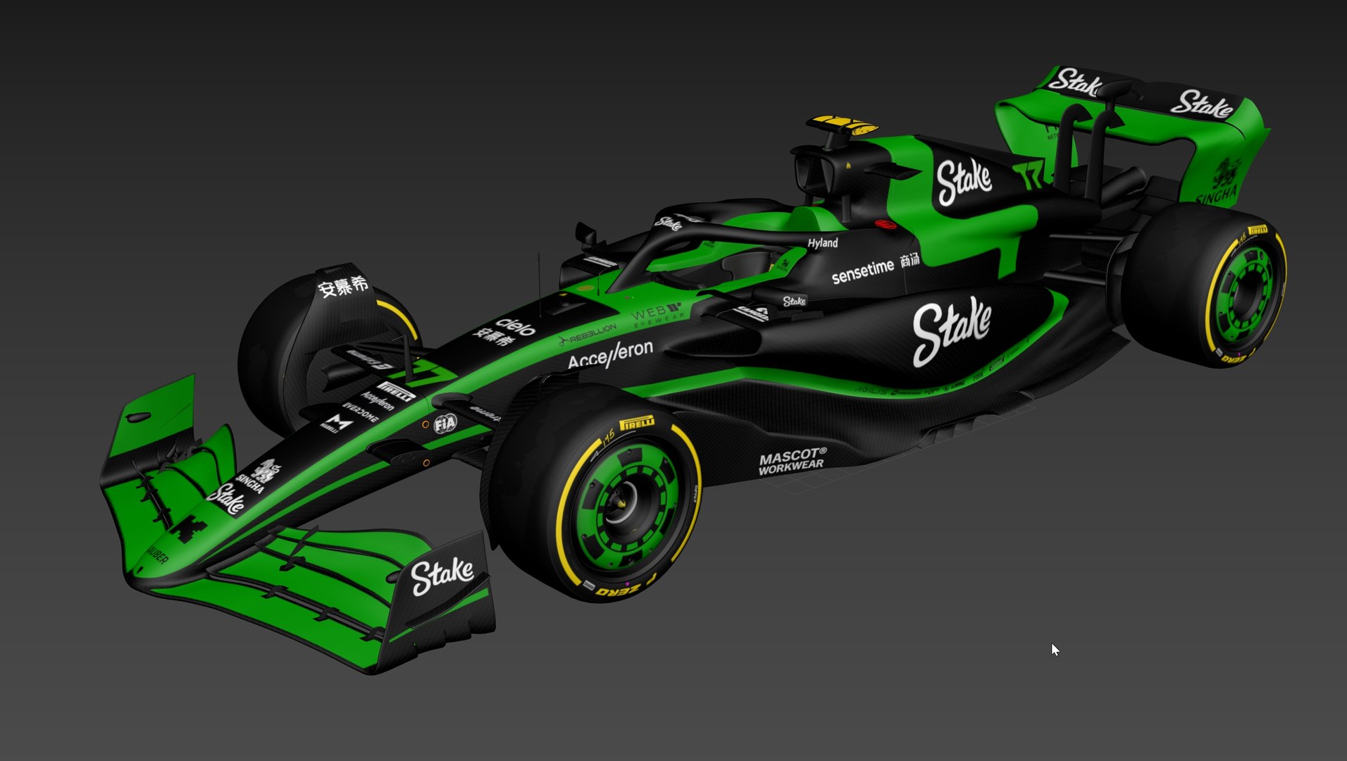 F1 Stake Sauber C44 2024 Model - TurboSquid 2201747