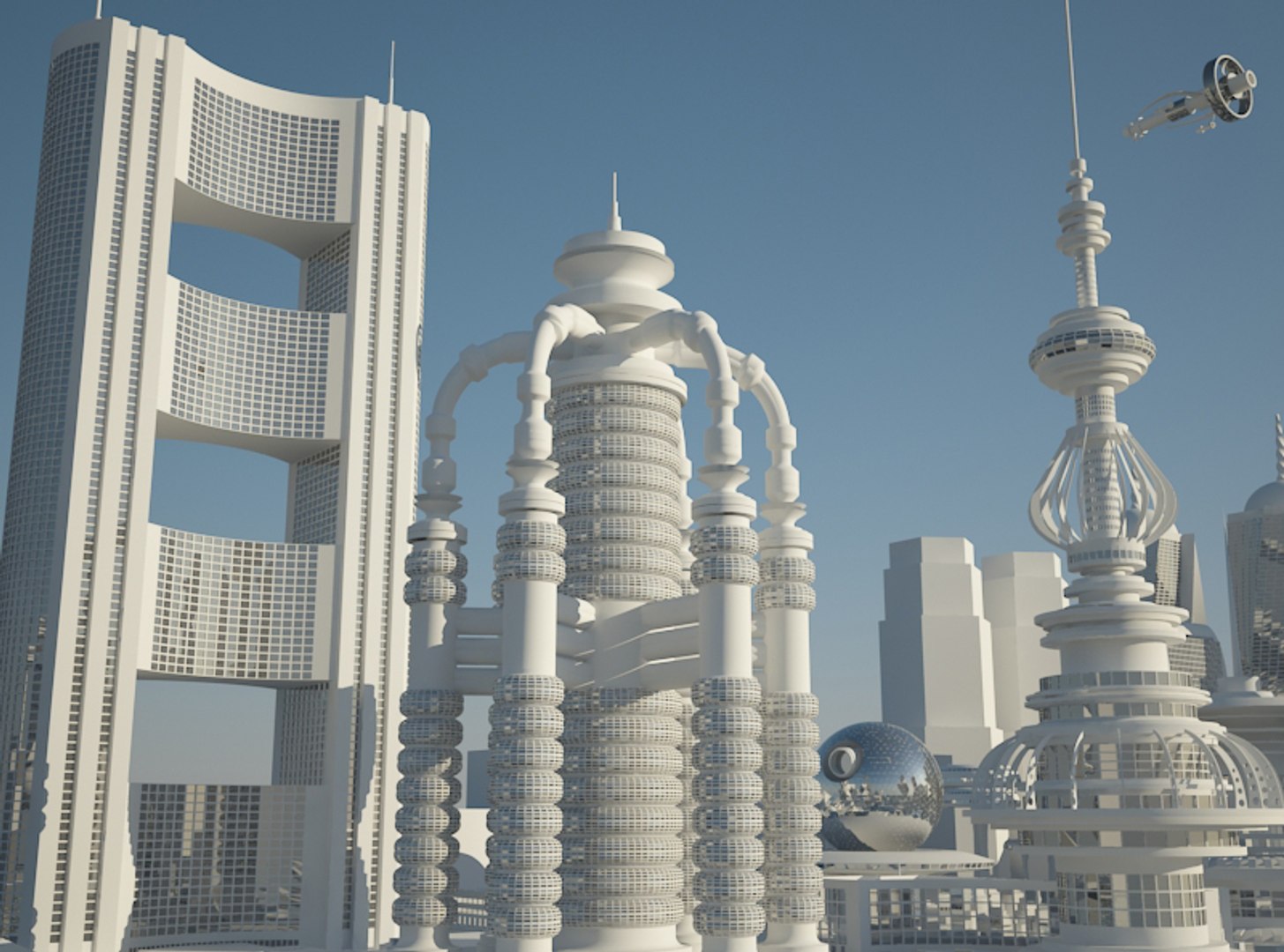 Future City 3d Model