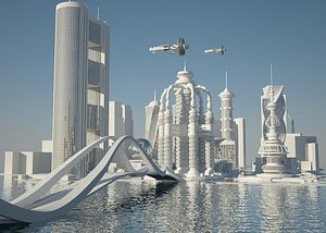 future city block 01 3d max