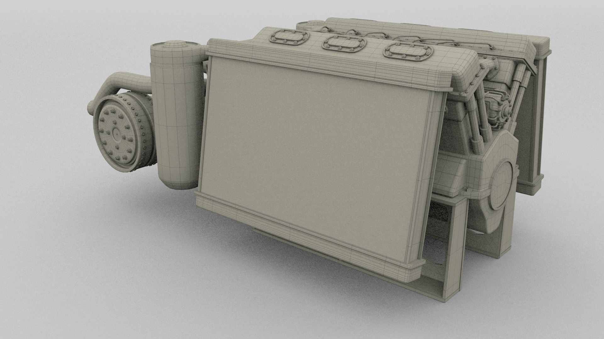 3d t-34 engine transmission t