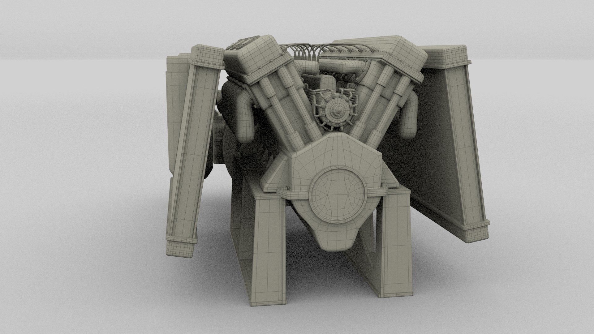 3d t-34 engine transmission t