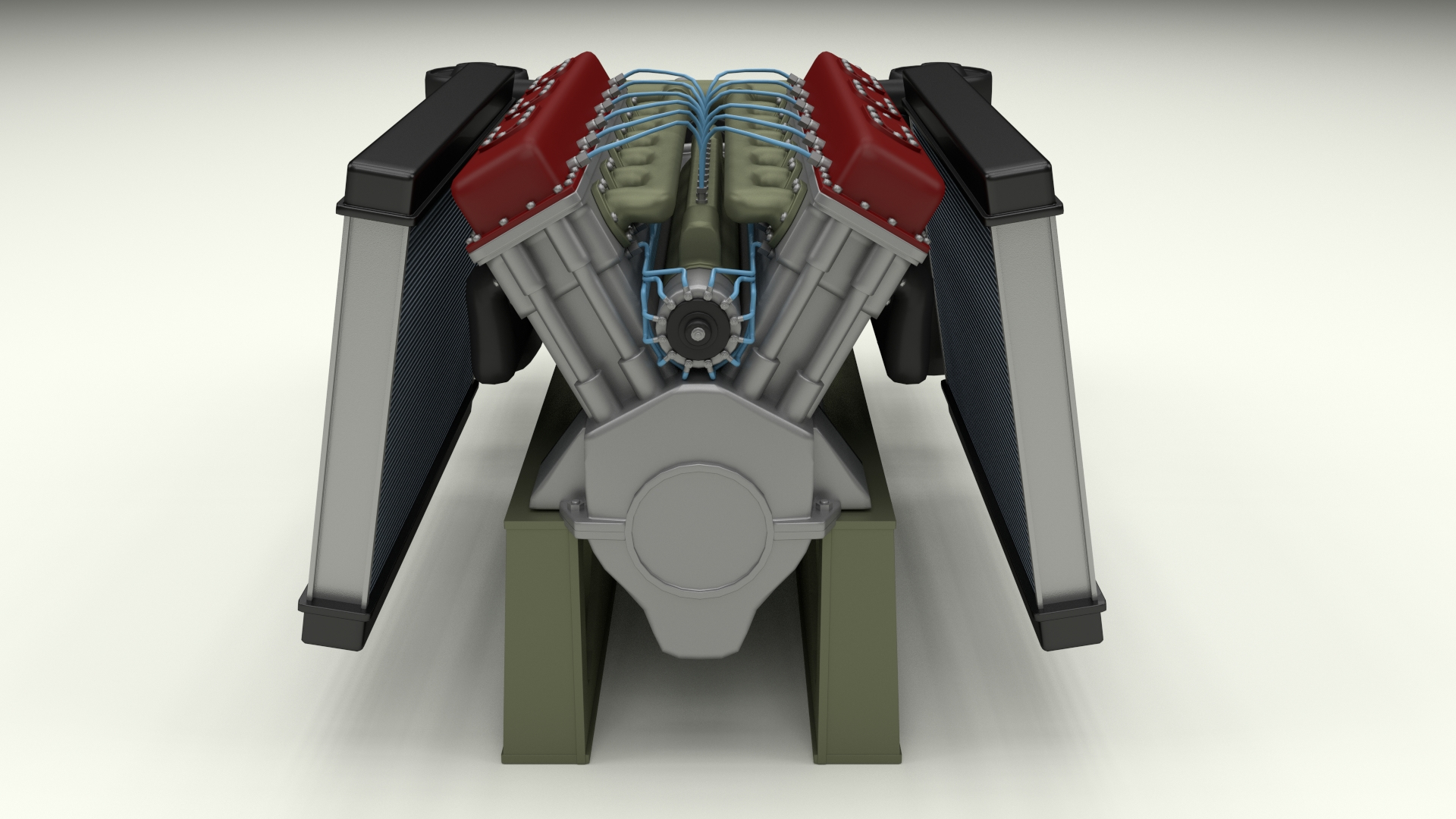 3d t-34 engine transmission t