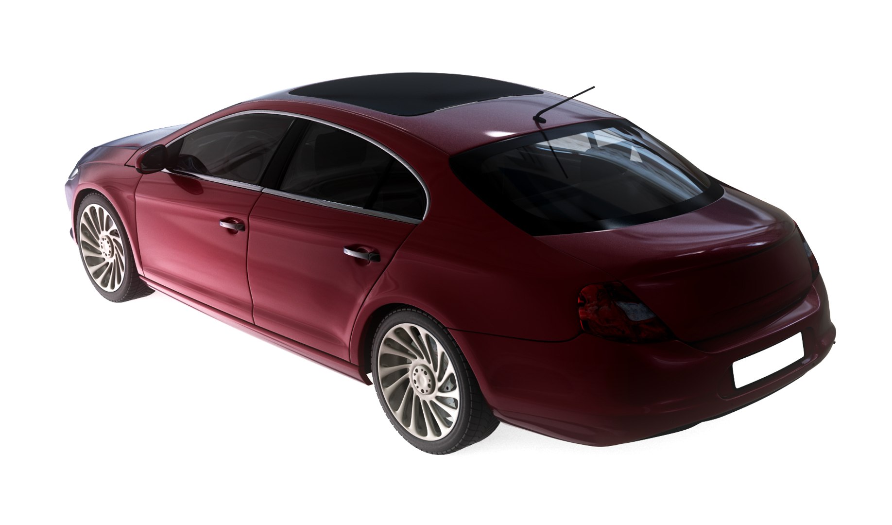 3D Sedan Car - TurboSquid 2224284