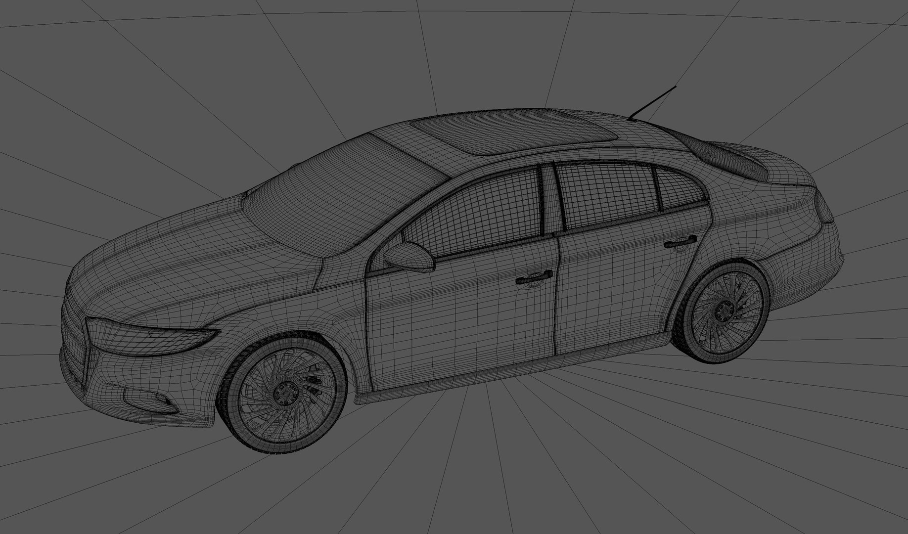 3D Sedan Car - TurboSquid 2224284