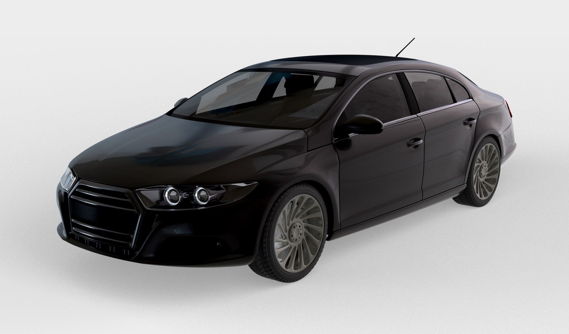 3D Sedan Car - TurboSquid 2224284