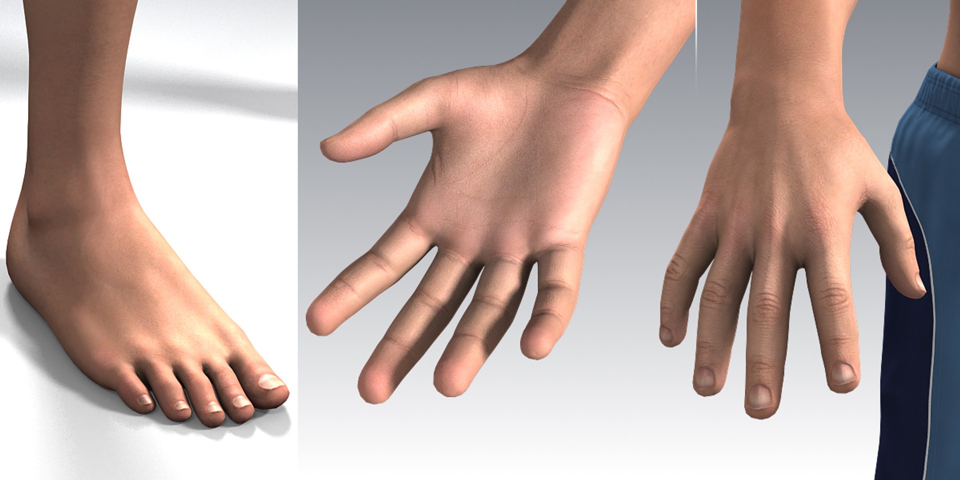 3d Model Rigged Ben Boy