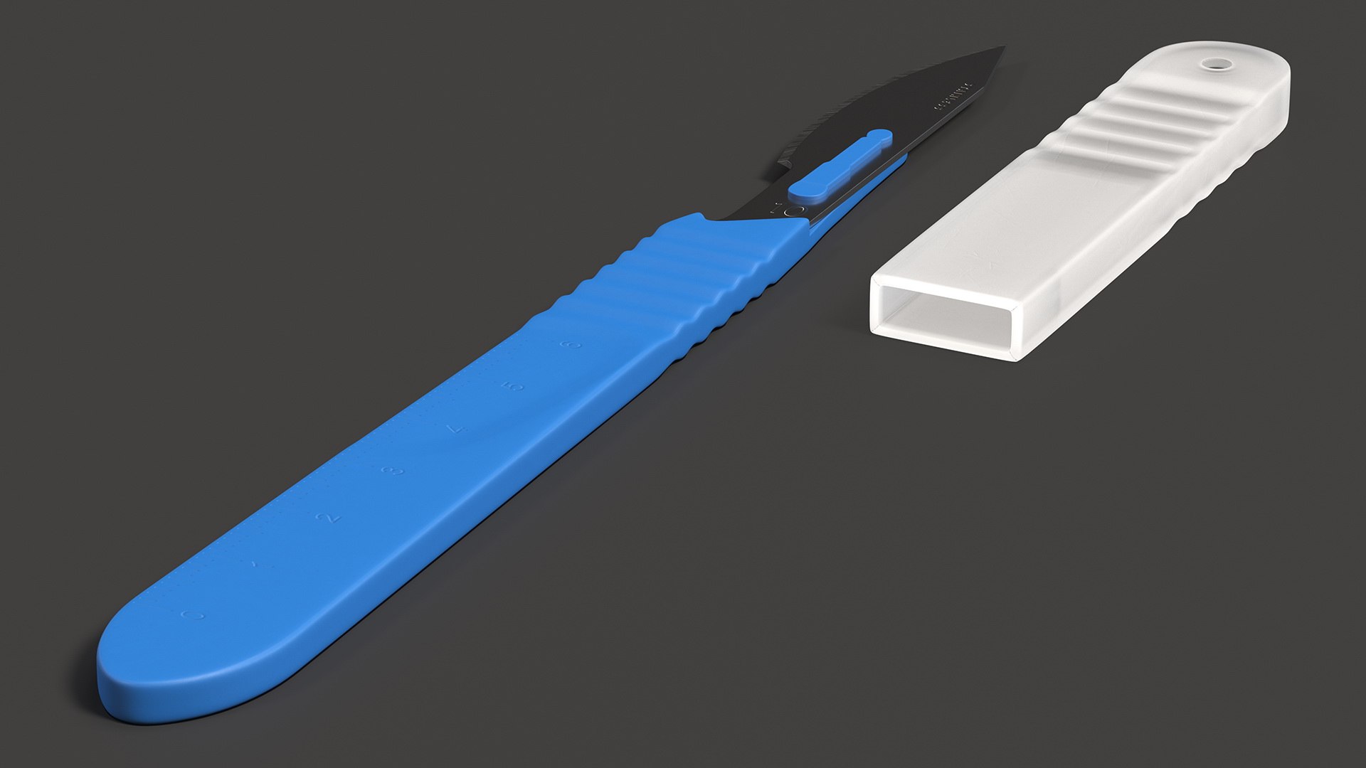 Scalpel with Cap 3D - TurboSquid 1981806