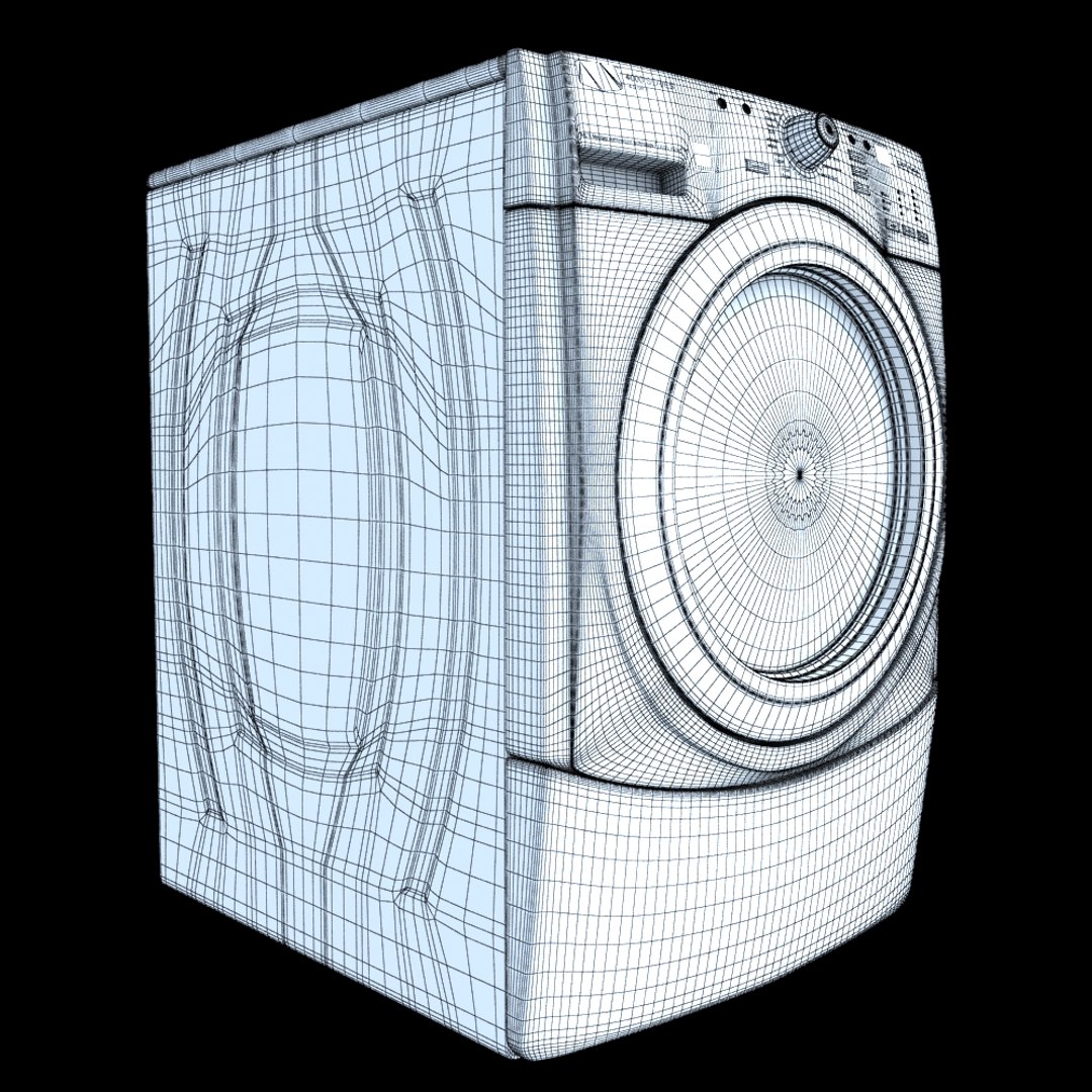 3d Washing Machine Washer Model
