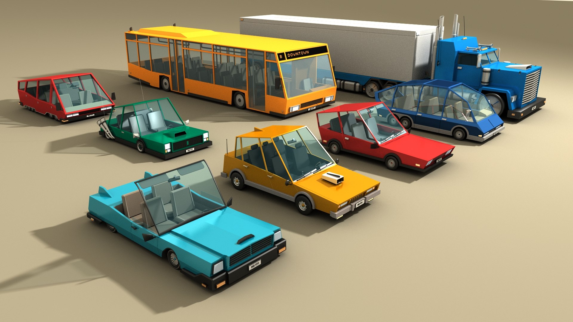3D Model Vehicle Transportation Car - TurboSquid 1679084