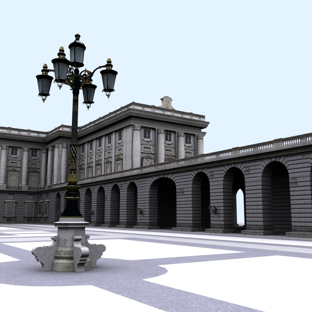 3d Model Of Royal Palace Madrid