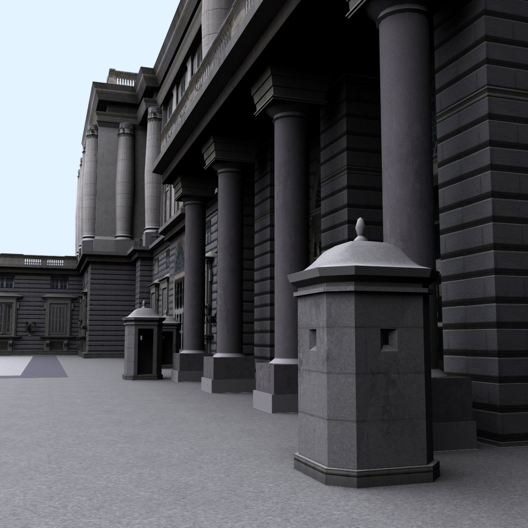 3d Model Of Royal Palace Madrid