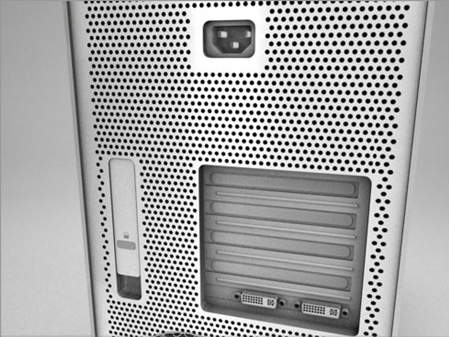 3d Apple Mac Pro Tower Model