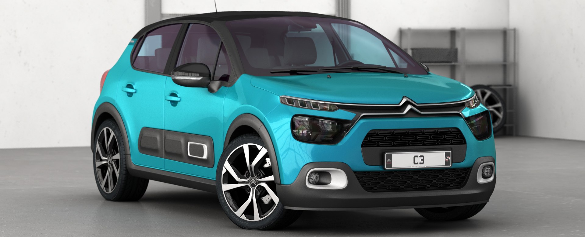 Realistic Citroen C3 2020 3D Model - TurboSquid 1564892