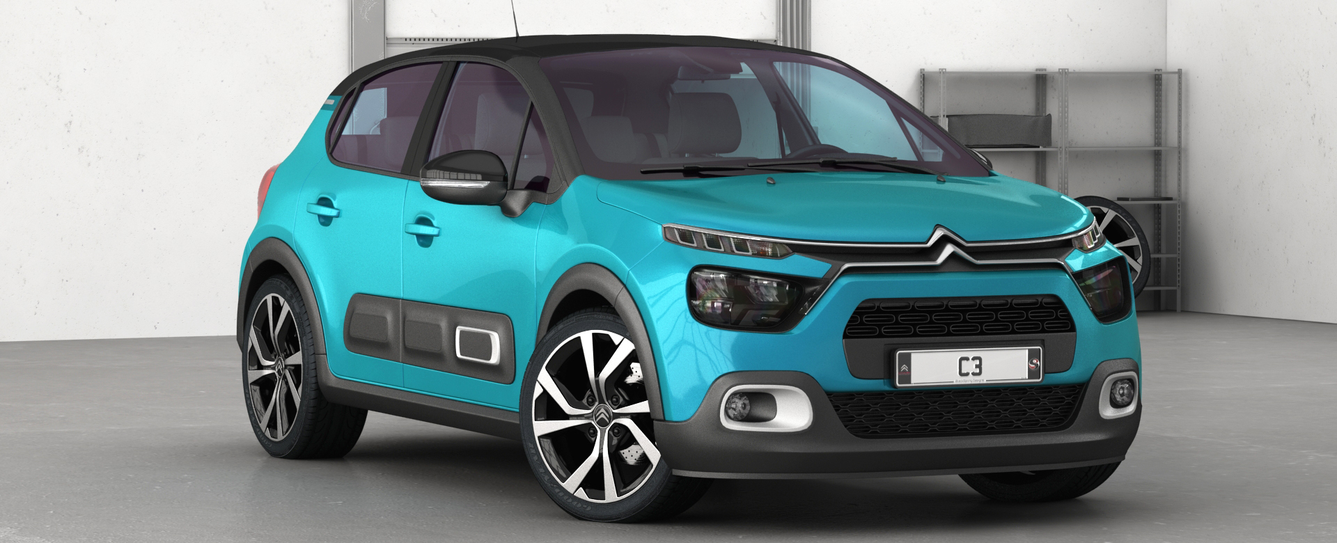 Realistic Citroen C3 2020 3D Model - TurboSquid 1564892