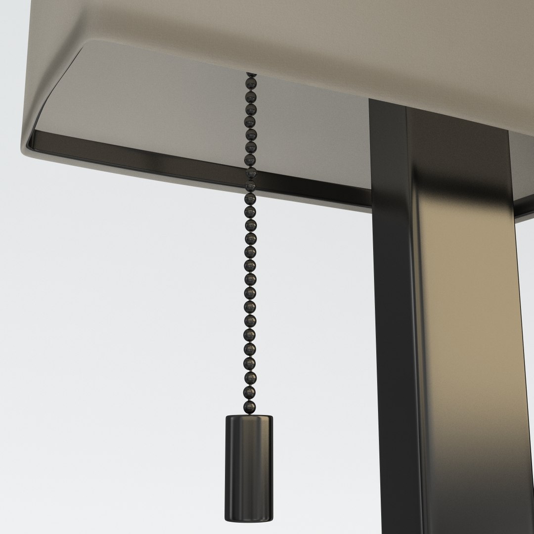 Floating Square Table Lamp 3d Model