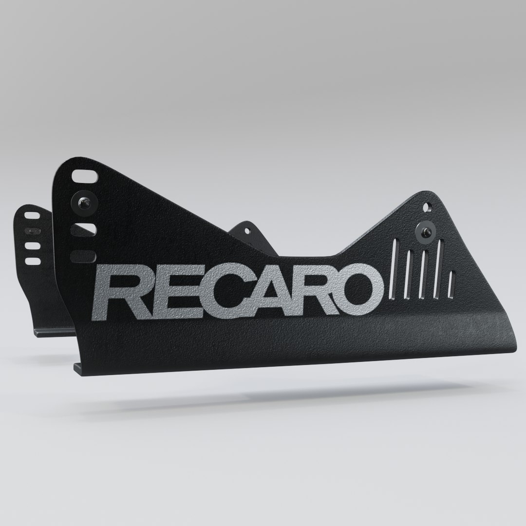 RECARO Podium Black-Red Racing Seat 3D - TurboSquid 1936526