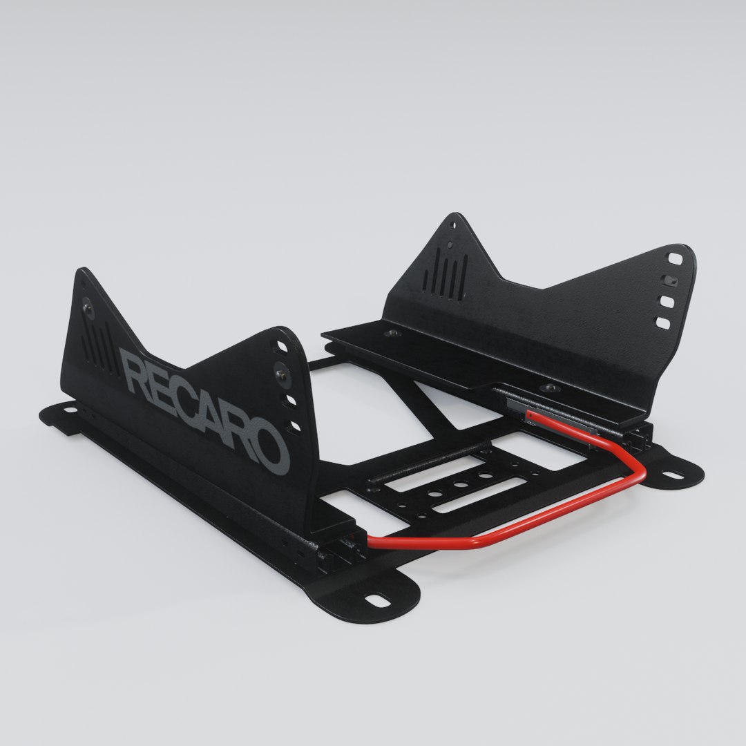 RECARO Podium Black-Red Racing Seat 3D - TurboSquid 1936526