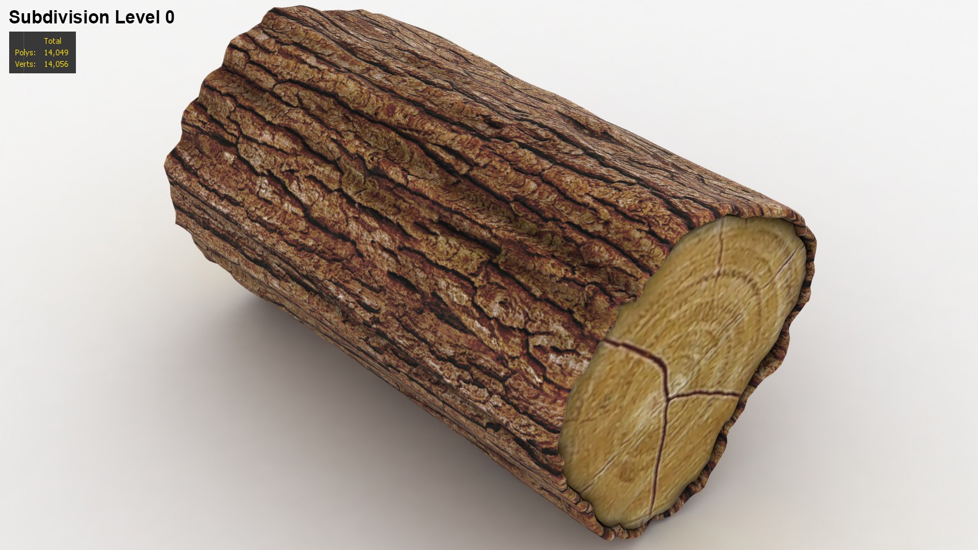 3D wooden log 05 - TurboSquid 1569194