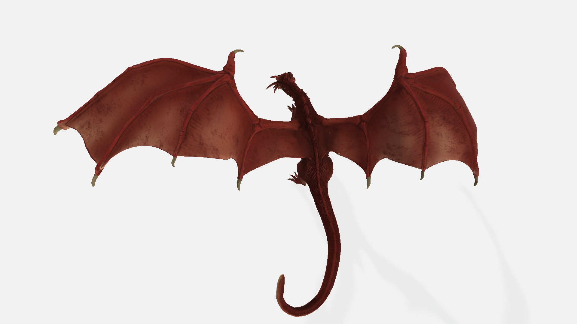 3D Red Dragon Model - TurboSquid 1485188
