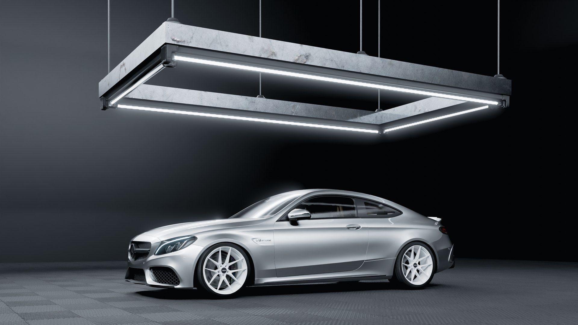 3D Automotive Photo Studio For Blender Cycles Render - TurboSquid 2398114