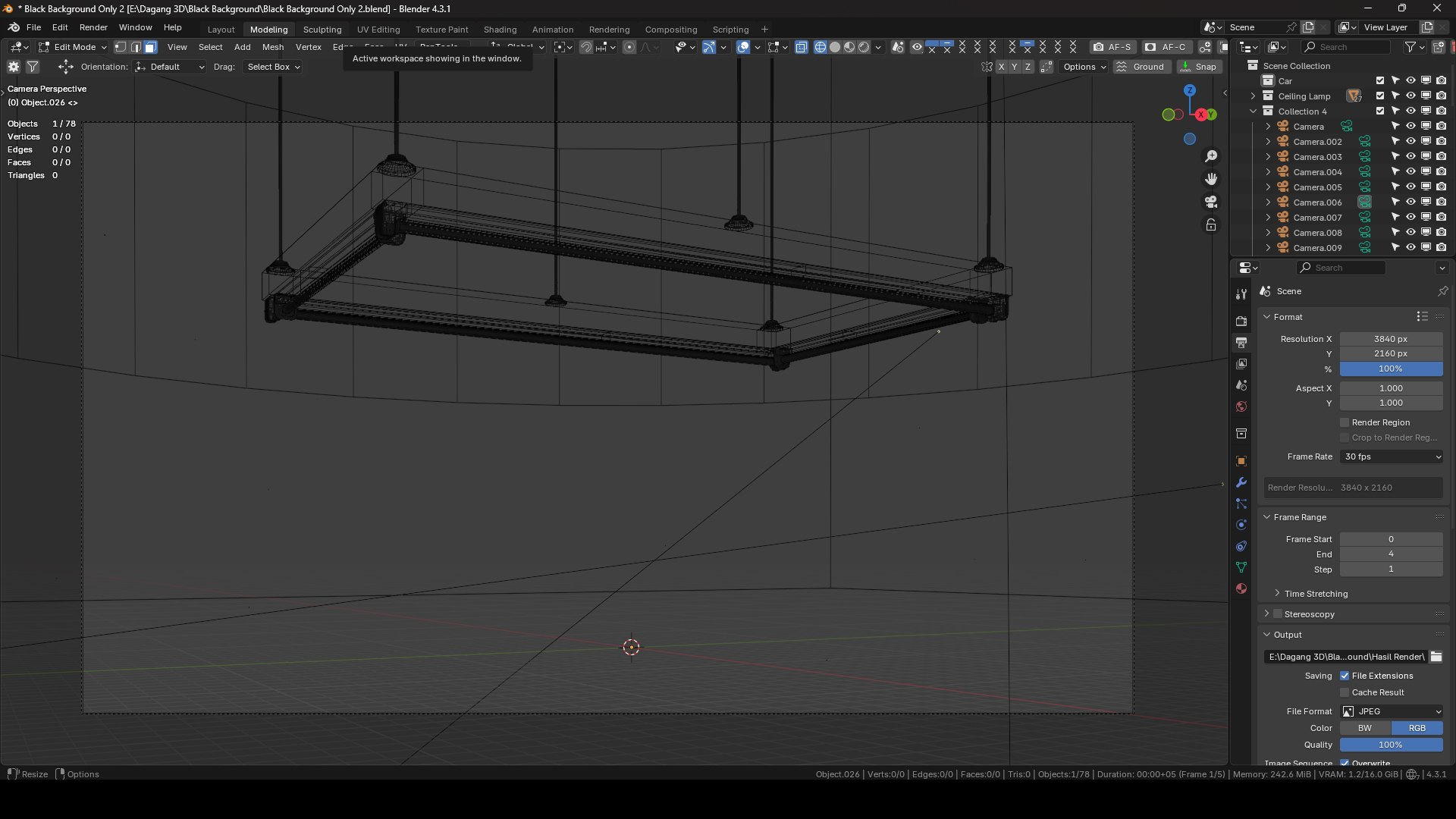 3D Automotive Photo Studio For Blender Cycles Render - TurboSquid 2398114