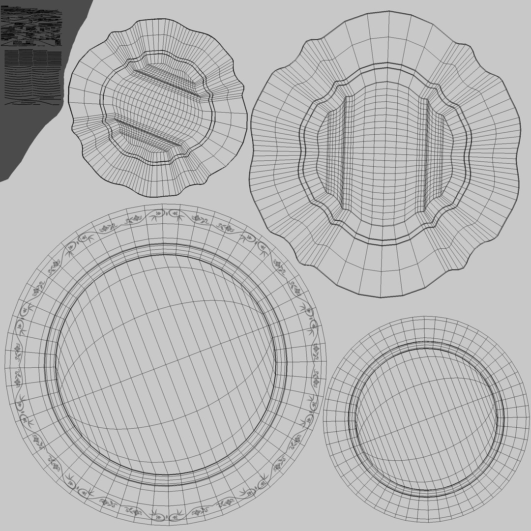 Tableware Place Setting Collection 3D - TurboSquid 1765674