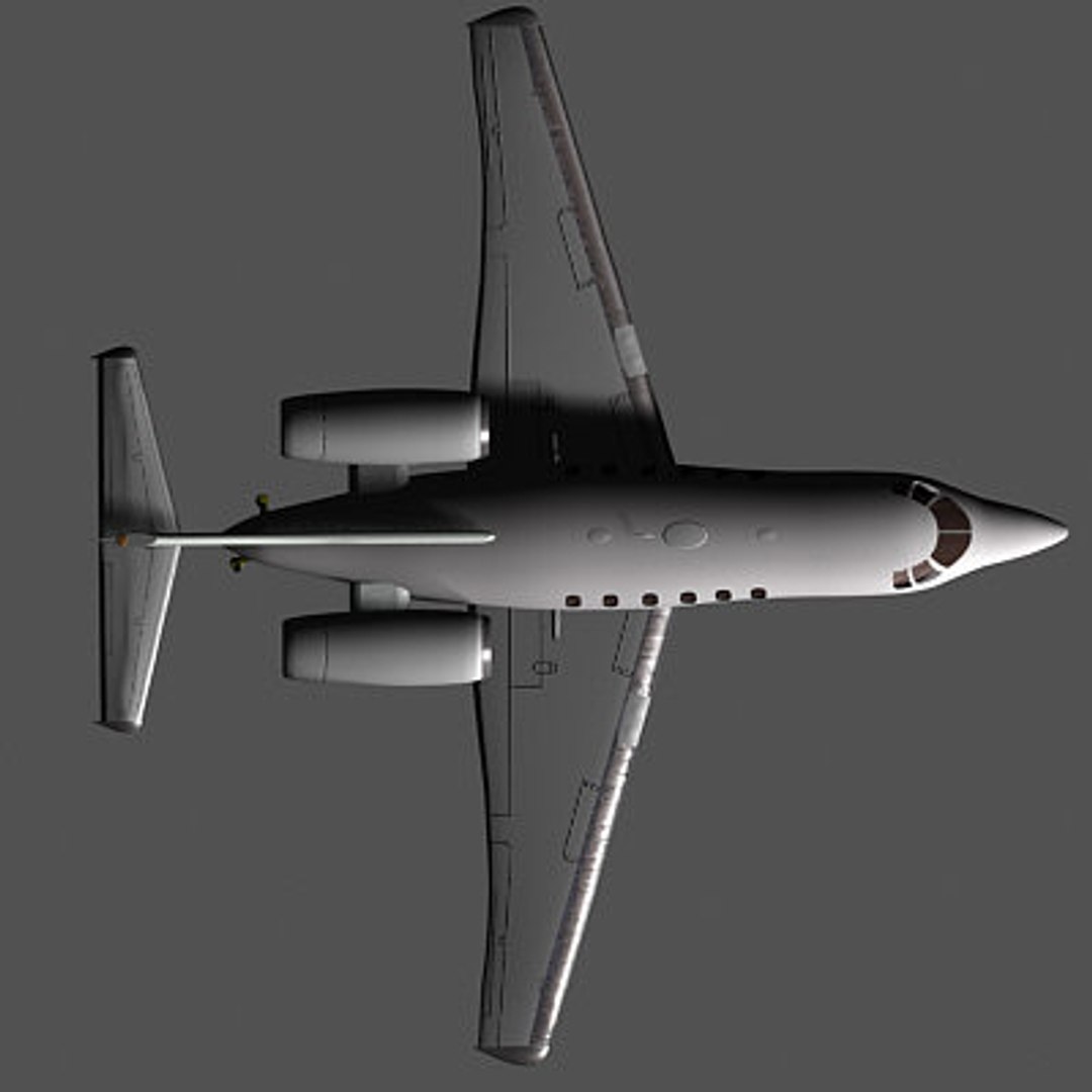 Hawker Plane 3d Model