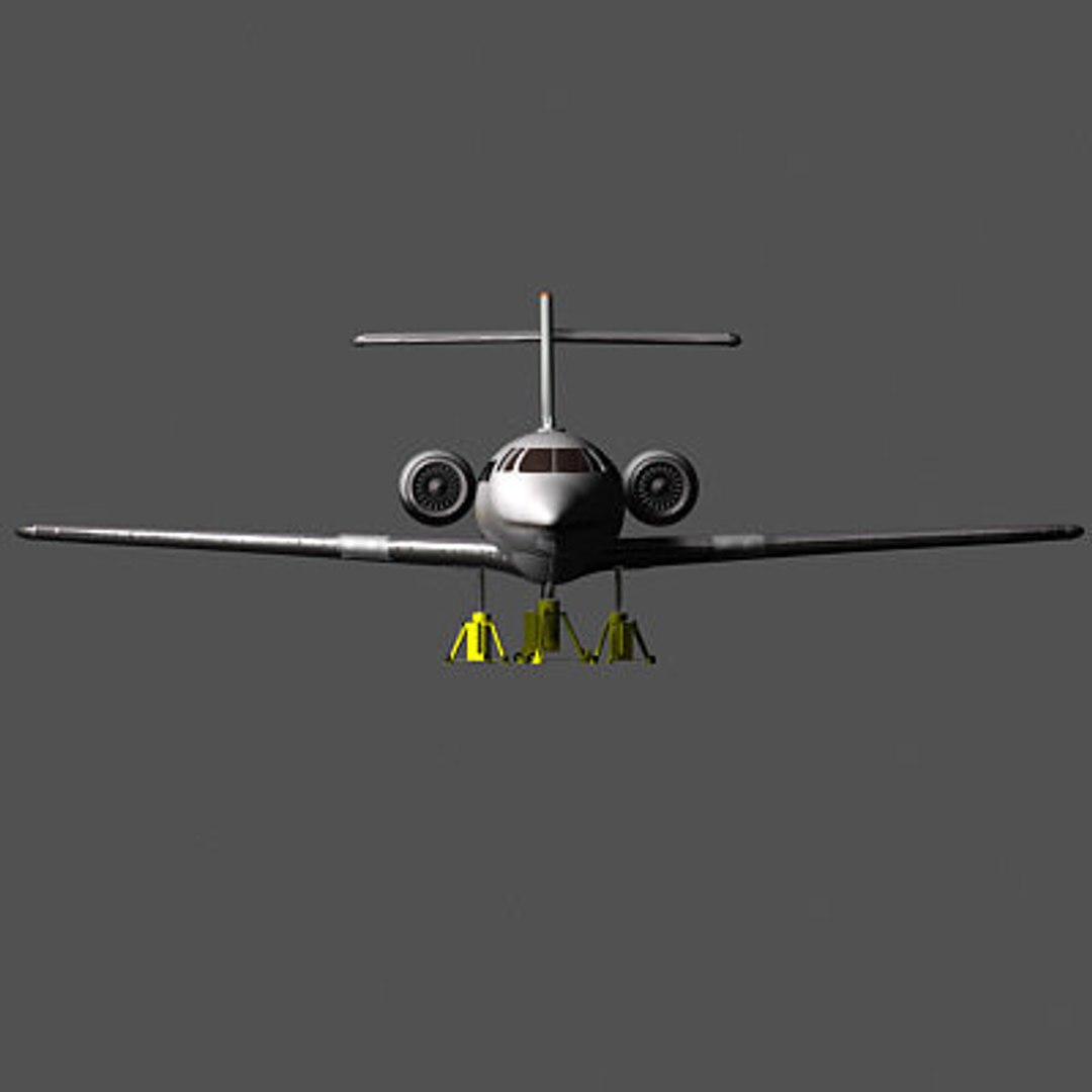 Hawker Plane 3d Model