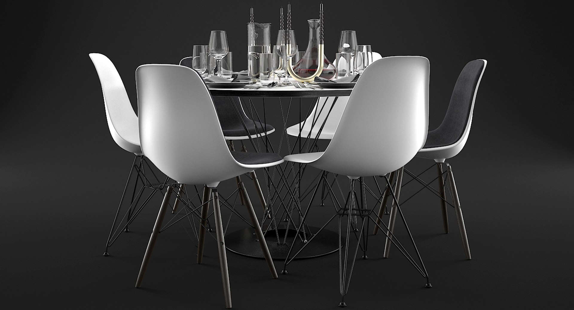 Dining Table Vitra Model - TurboSquid 1298681