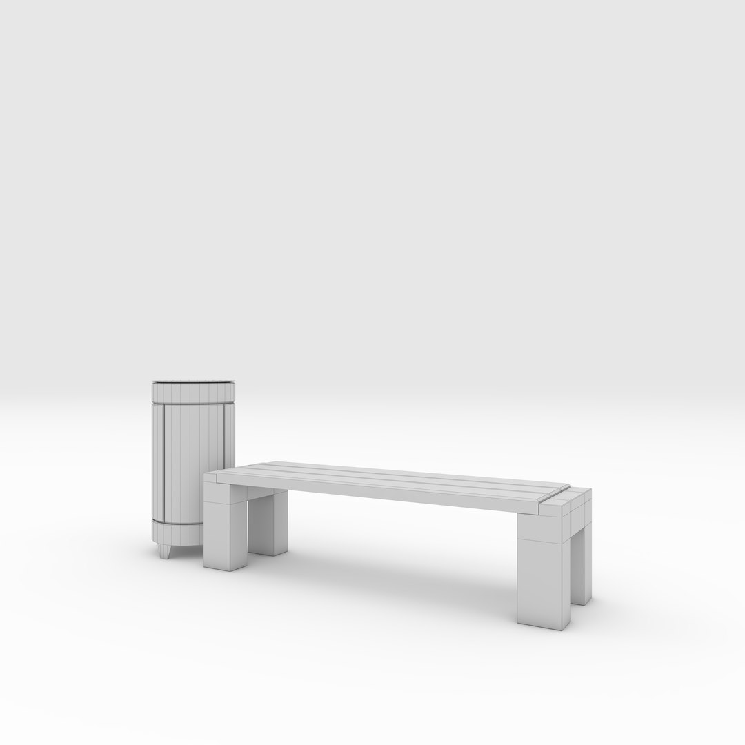 3D Bench Park 37 - TurboSquid 2121526