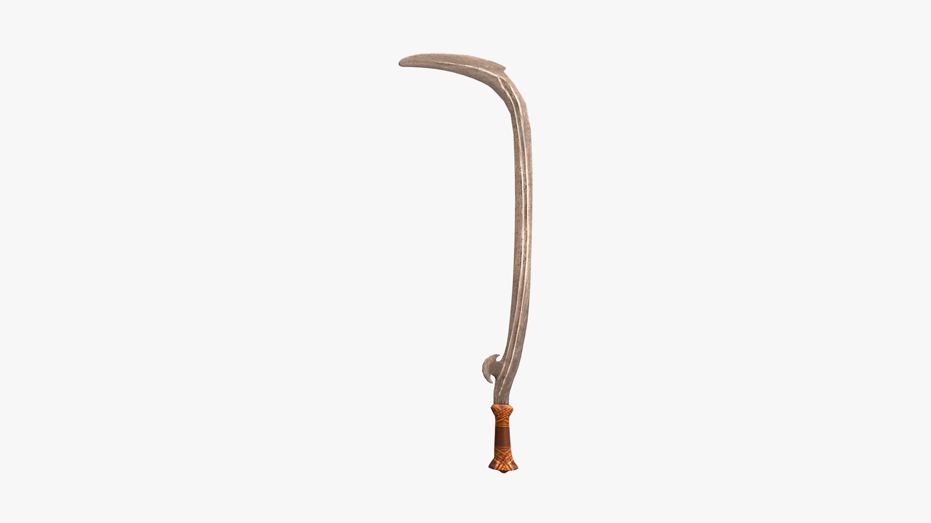 Mambele Sickle Sword Variation A 3D Model - TurboSquid 1909350