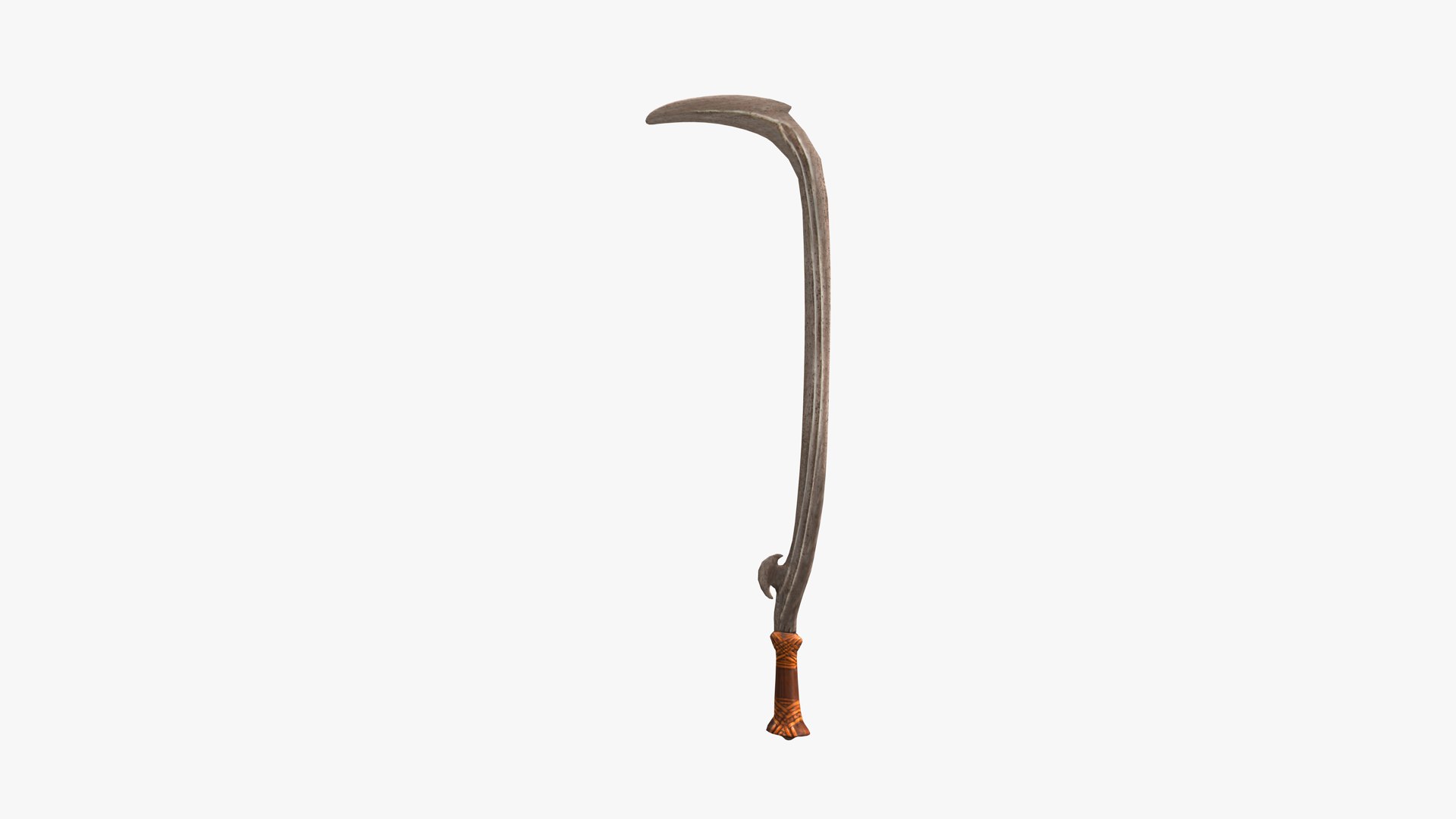 Mambele Sickle Sword Variation A 3D Model - TurboSquid 1909350