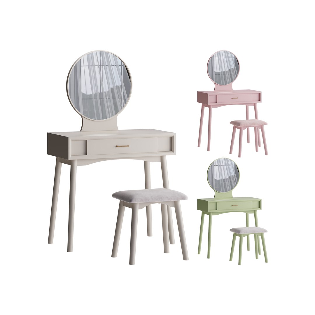 Makaly Vanity 3D Model - TurboSquid 2355057