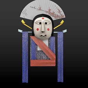 Ready korean traditional mask model - TurboSquid 1456485