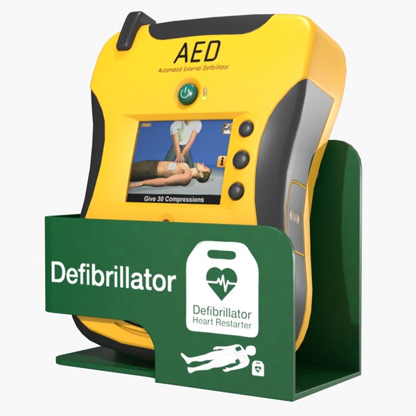 AED with Wall Bracket 3D - TurboSquid 1972094