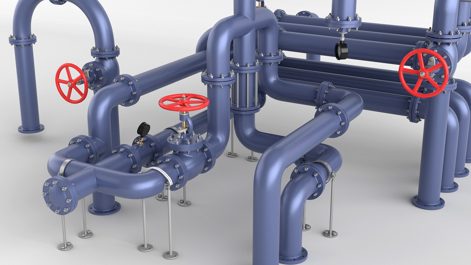 Tubes Pipes 3D Model - TurboSquid 1455241