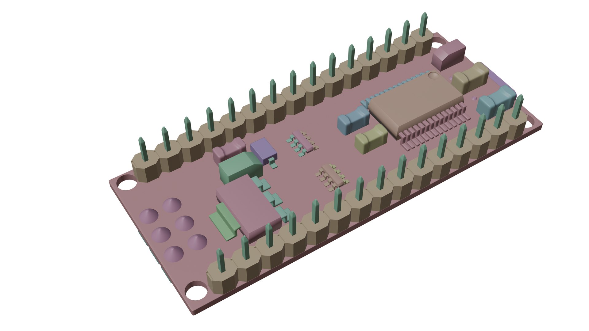 Arduino Nano Model Turbosquid 1672770
