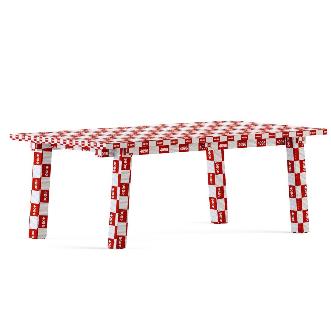 Teaka Table Wood Model - TurboSquid 1699811