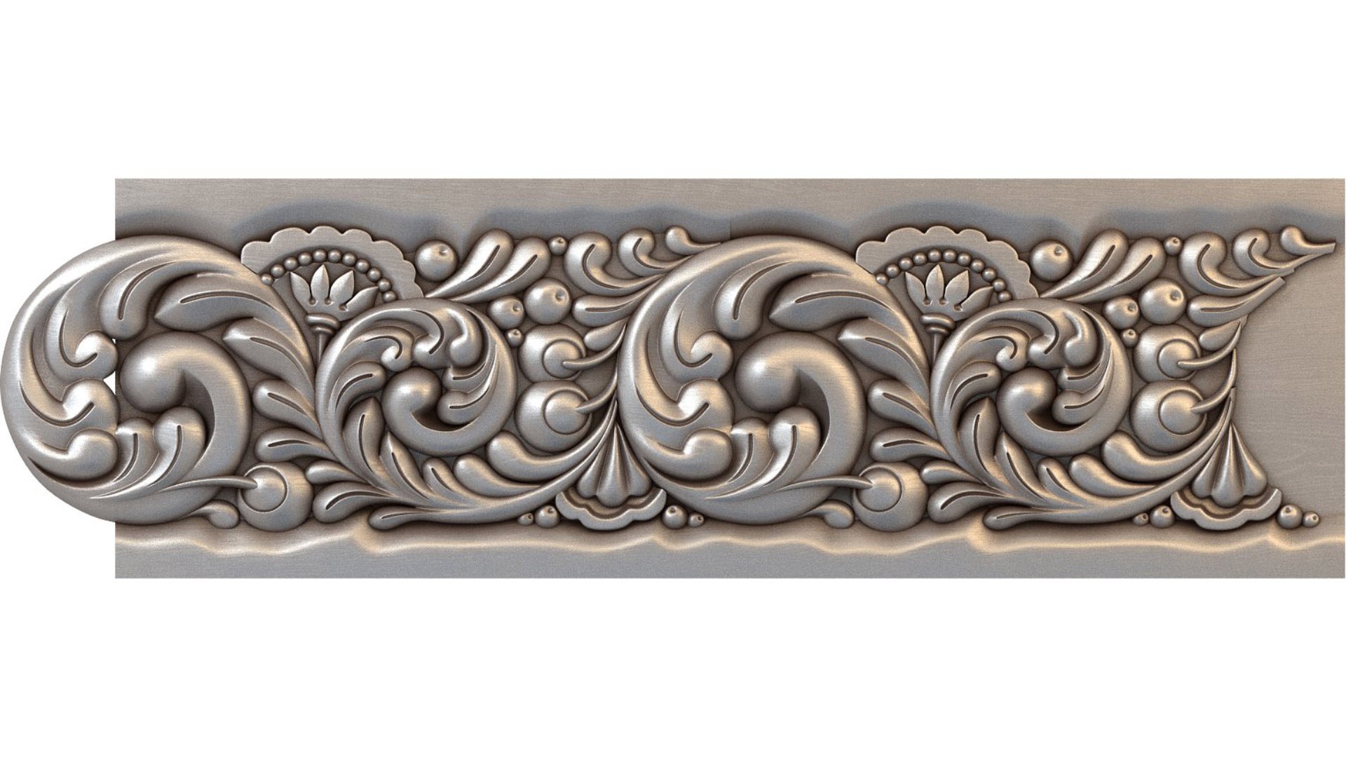 Baguette Cornice Church Molding BGC 0021-2 3D - TurboSquid 1758218