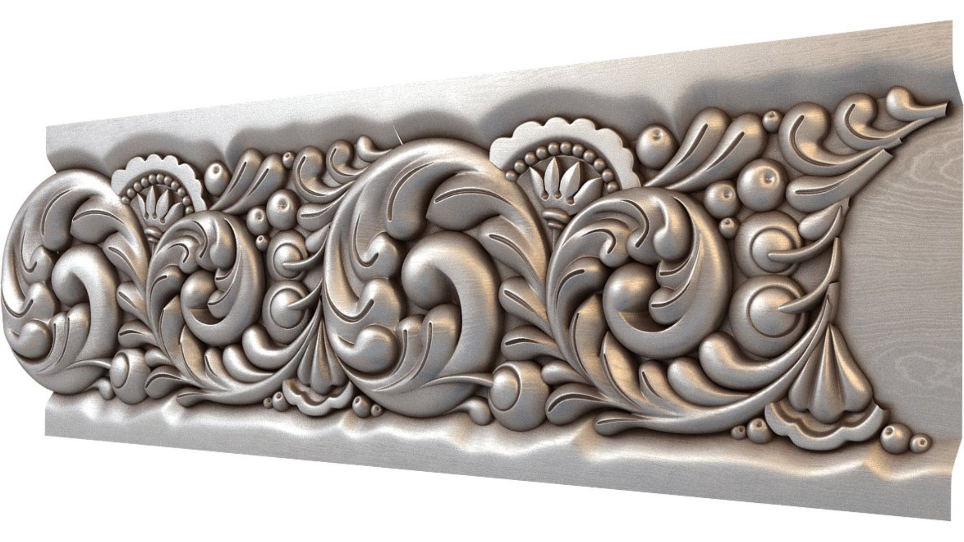 Baguette Cornice Church Molding BGC 0021-2 3D - TurboSquid 1758218