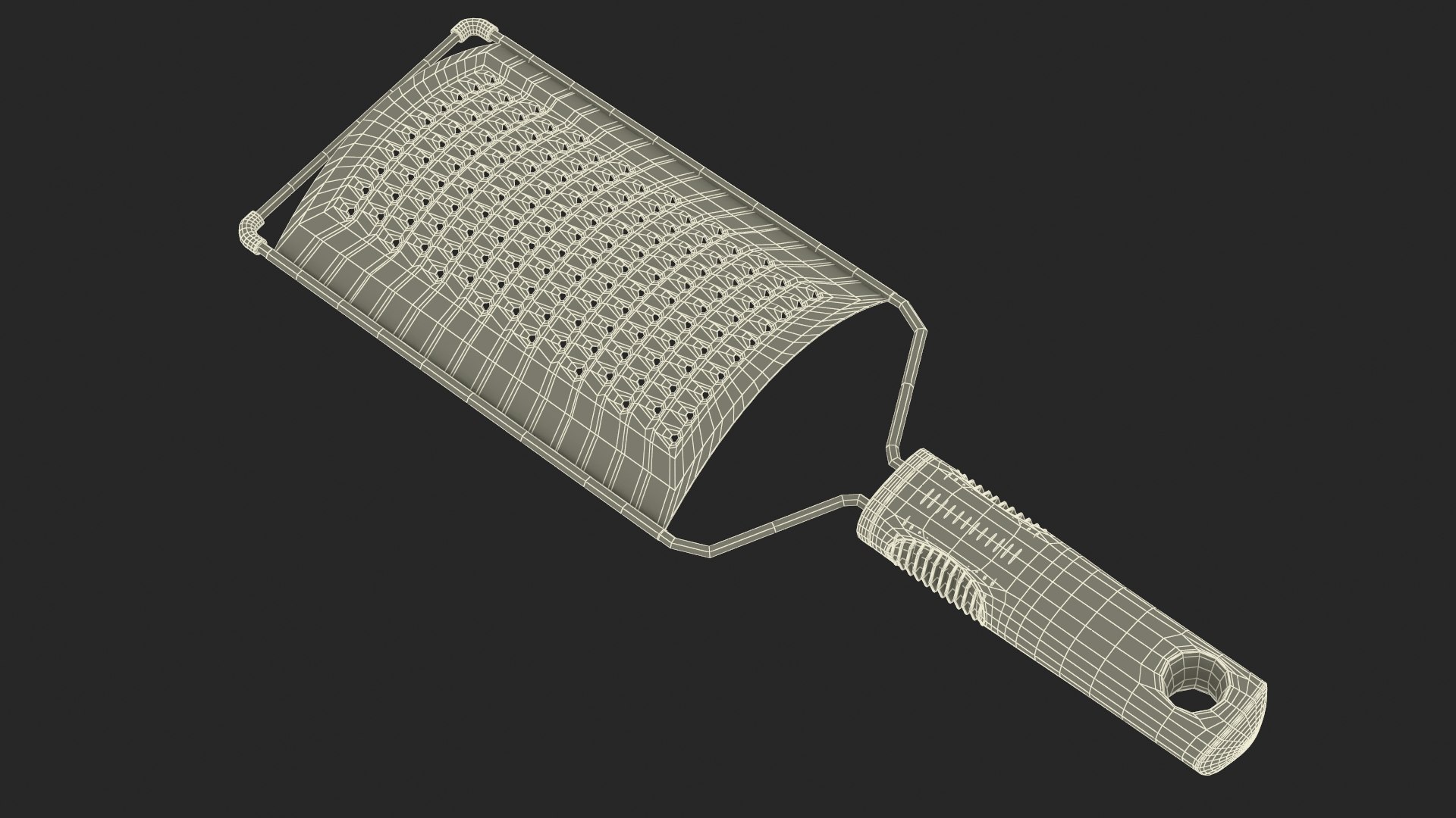 3D Metallic Cheese Grater model - TurboSquid 2143049