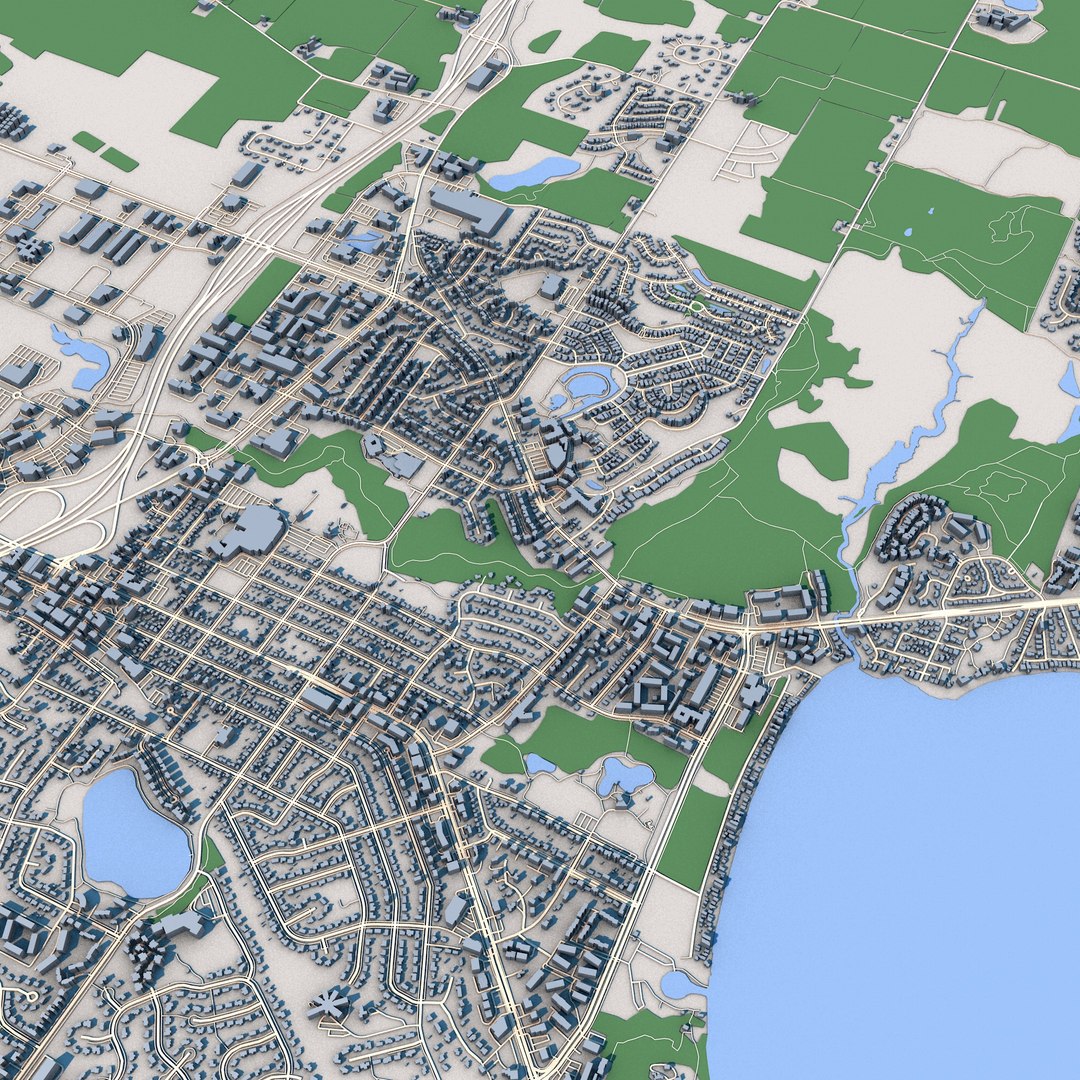 Madison City Wisconsin 3D Model - TurboSquid 2315382