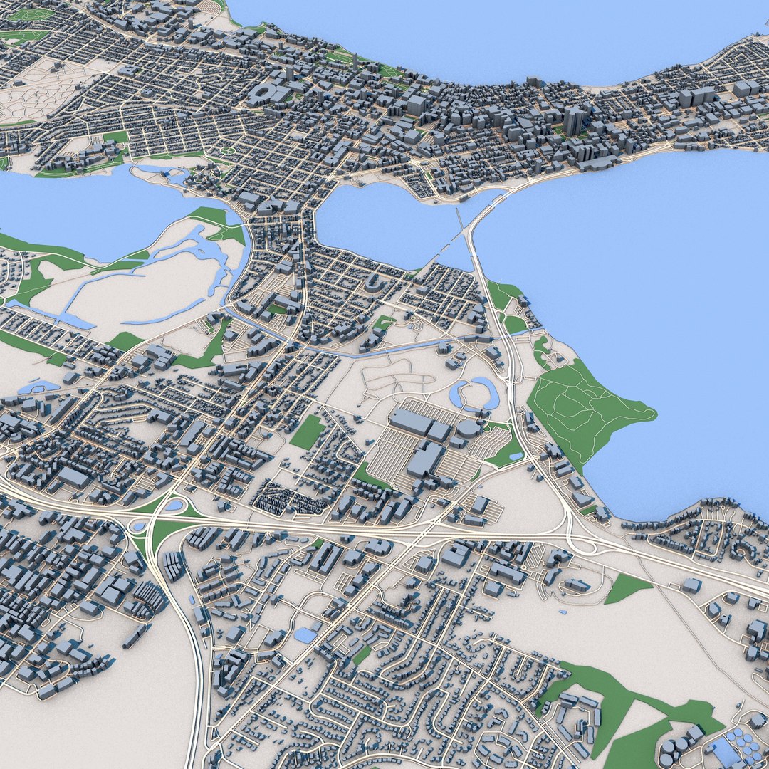 Madison City Wisconsin 3D Model - TurboSquid 2315382